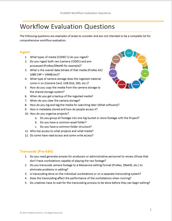 Workflow Evaluation Questionnaire